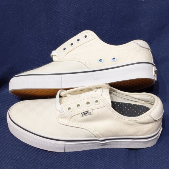 Vans | Shoes | Nwt Vans Pro Classic White Checkerboard Sneakers | Poshmark